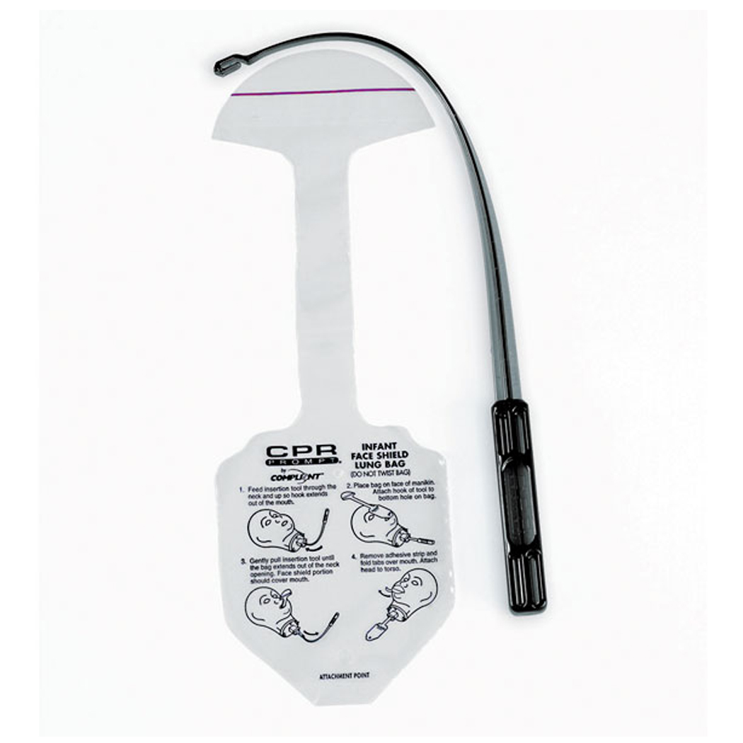 CPR Prompt® Face Shield/Lung Bags - Adult/Child, Pkg. of 100 - WNL Products