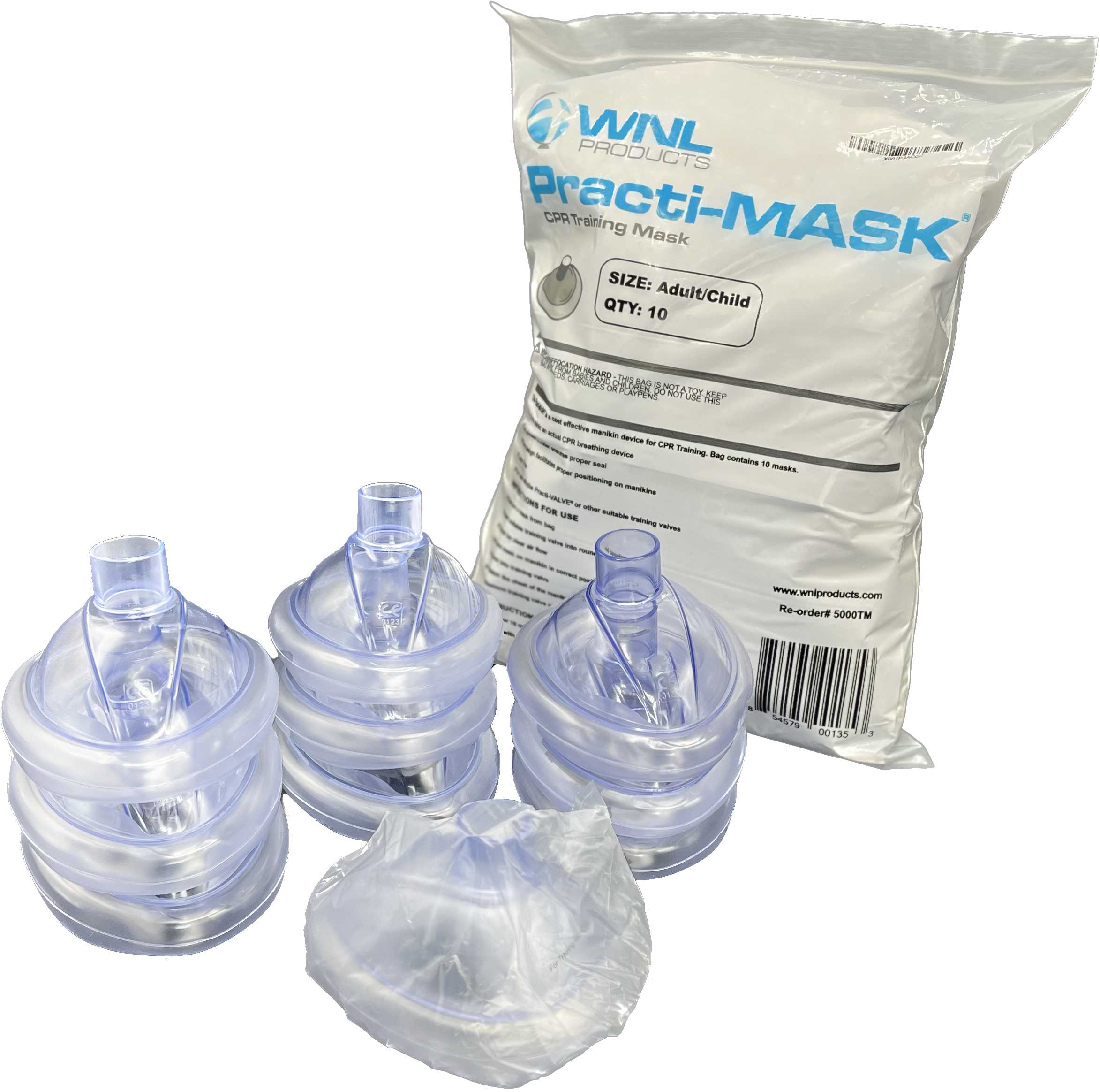 Practi-MASK® Adult/Child CPR Training Mask | WNL Products