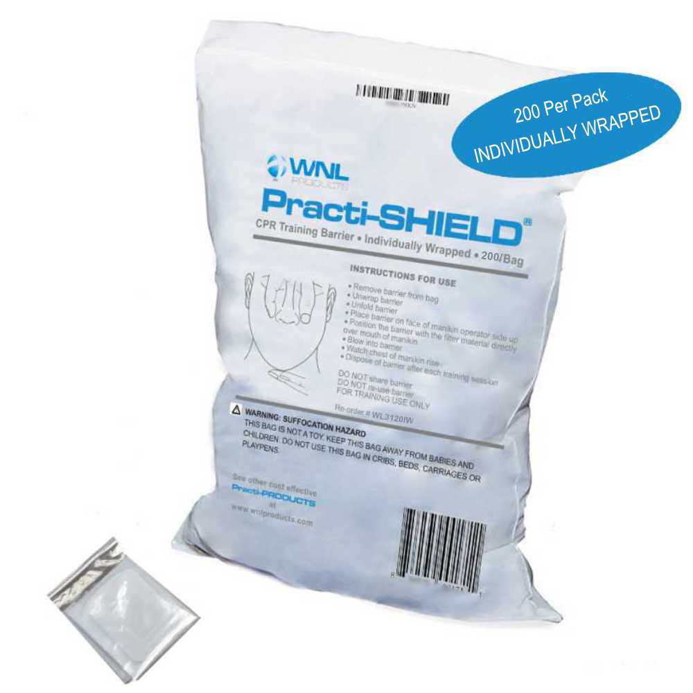 Practi-SHIELD® CPR Training Face Shield | WNL Products